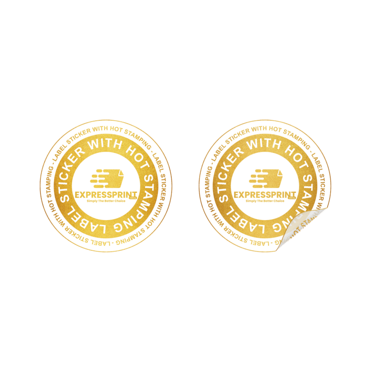 Label Sticker with Hot Stamping Printing Malaysia | Expressprint